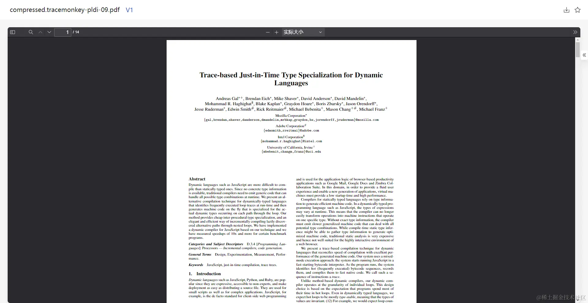 前端实现PDF预览的几种选择（pdfjs-dist、react-pdf、pdf-viewer）PDF预览的选型 对于浏览 - 掘金