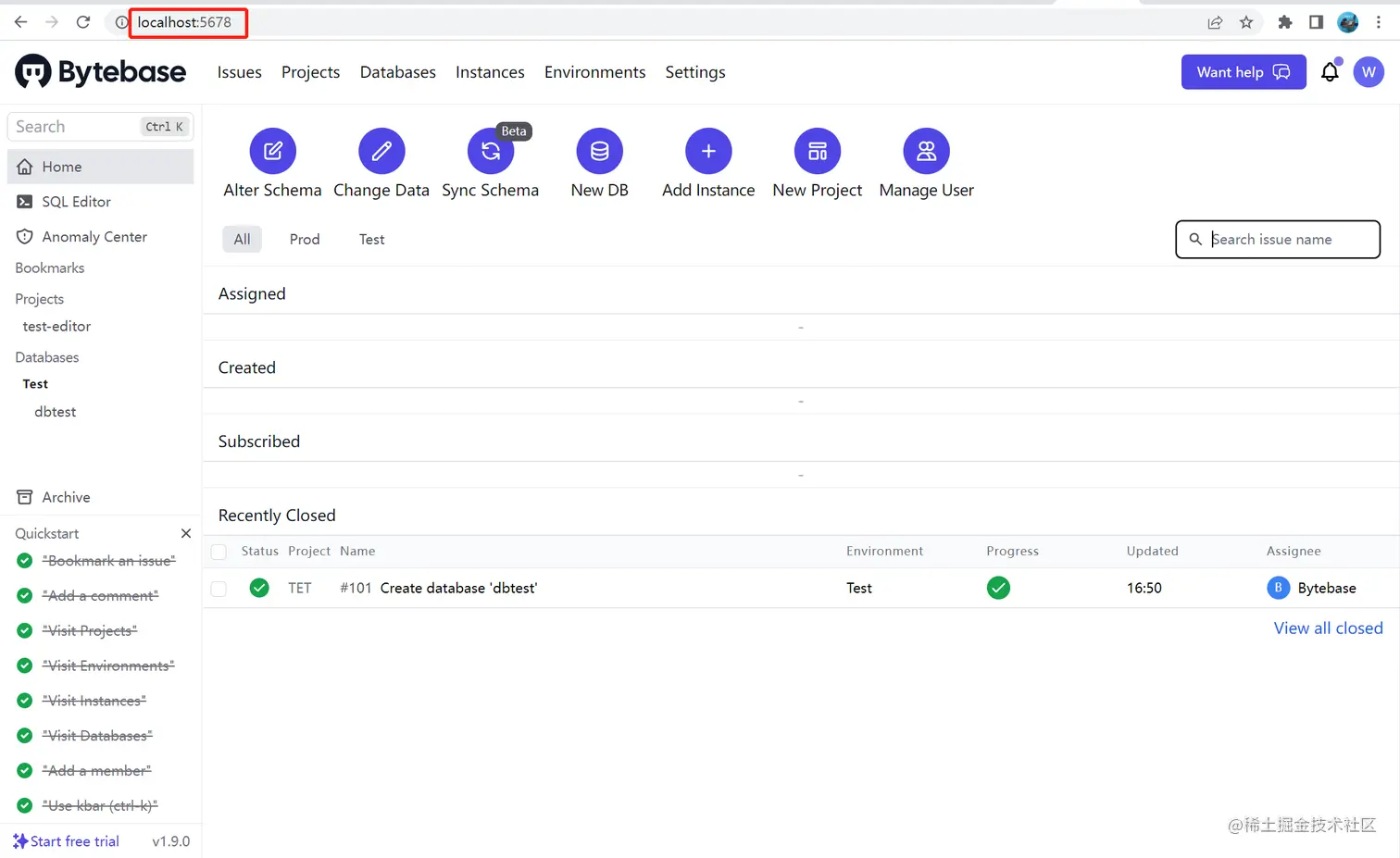 Bytebase 开箱上手（Windows）快速上手 ByteBase（一个让人眼前一亮的数据库 CI/CD 工具），本 - 掘金