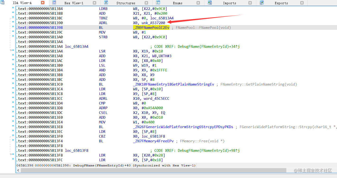 [ue4游戏外挂] 使用ue4dumper 拿到ue4游戏sdk的方法(GName和GWorld) - 掘金