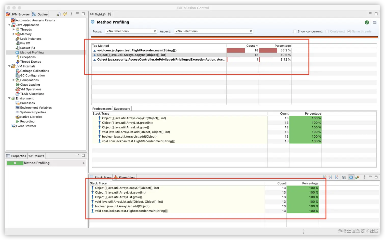 Java性能优化（二）——JFR（Java Flight Recorder）使用教程概念 JFR（Java Flight - 掘金