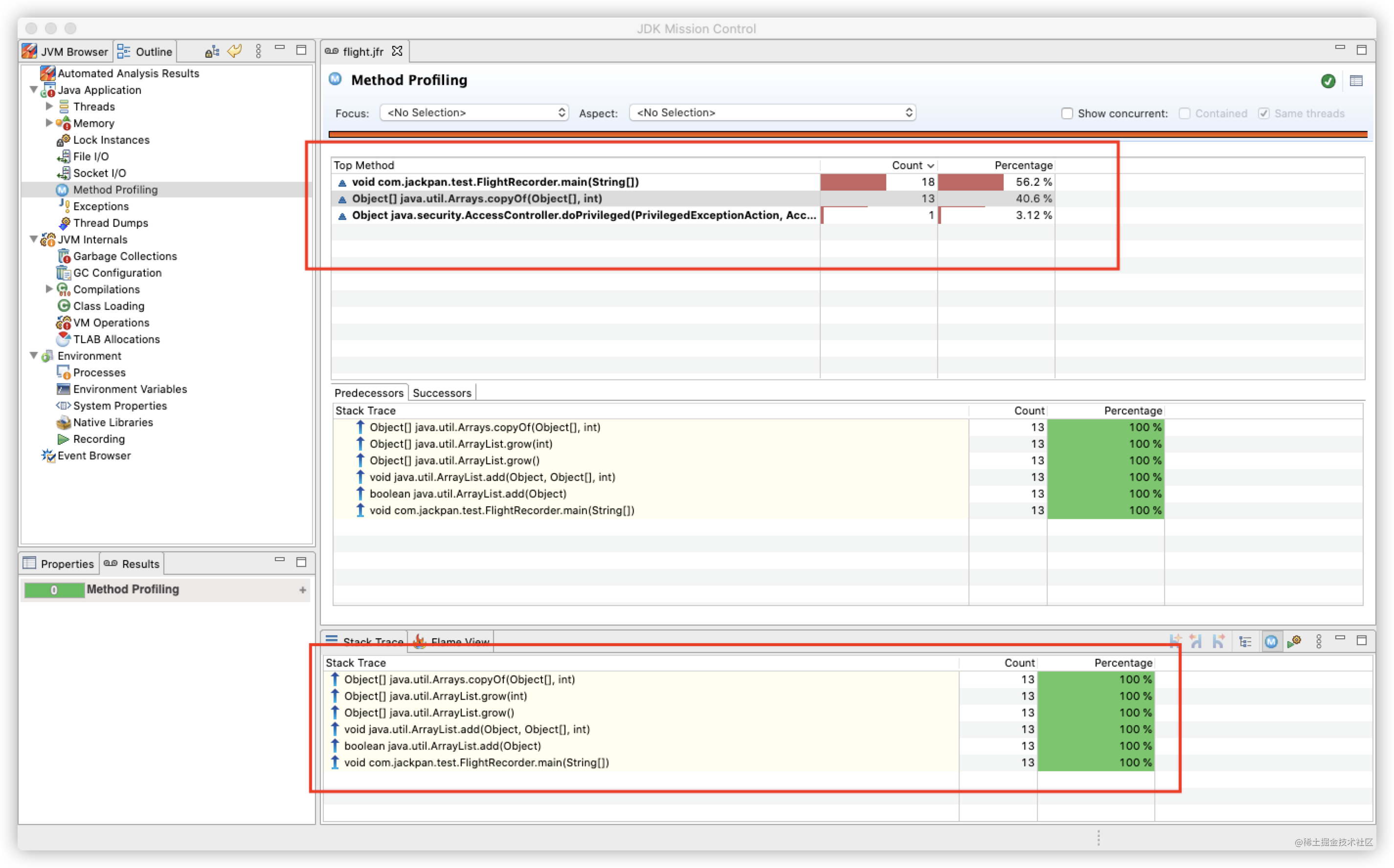 Java性能优化（二）——JFR（Java Flight Recorder）使用教程 - 掘金