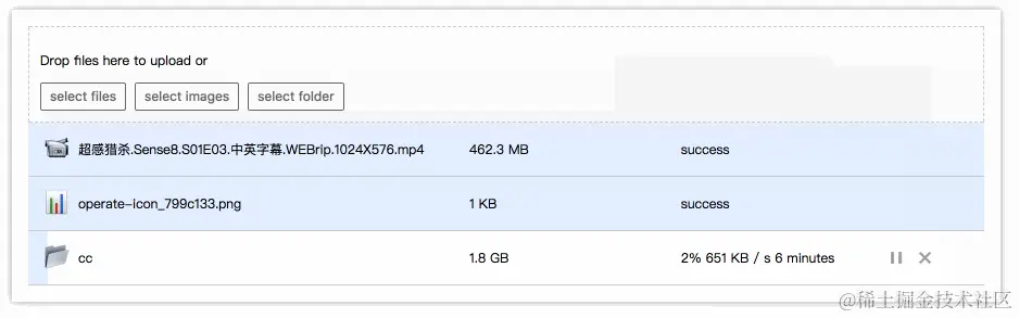 Vue3 项目, 使用 vue-simple-uploader 实现分块/片上传分块上传: 顾名思义, 就是把一个需要上 - 掘金