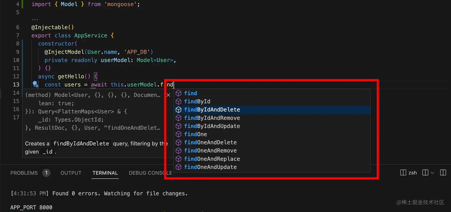 （四） Nestjs 数据库连接 Mongodb接下来的数据库连接就是以mongodb为例来做演示的。演示内容必然参考了 掘金