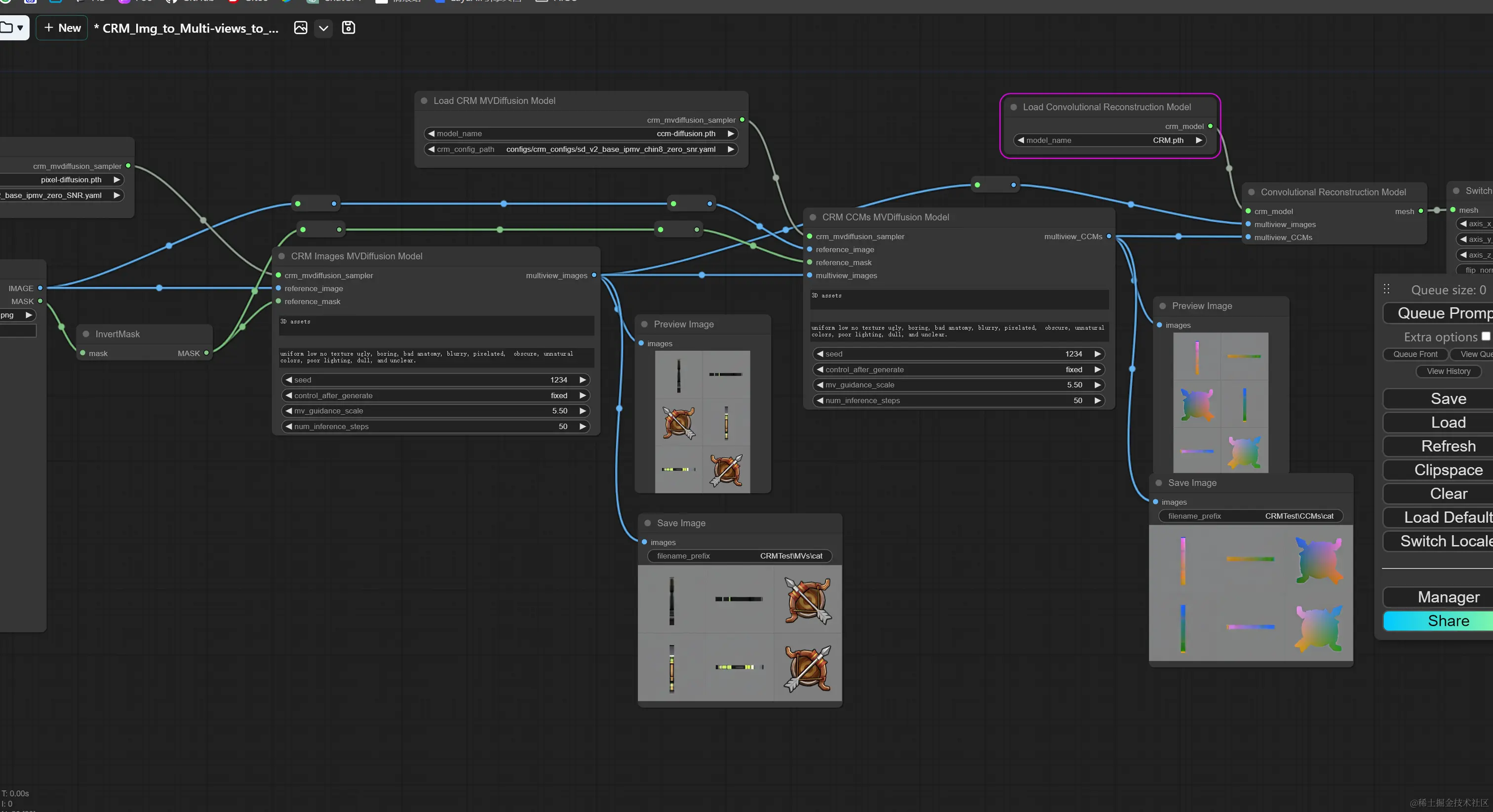ComfyUI-3D安装教程1.下载ComfyUI https://github.com/comfyanonymous/ - 掘金