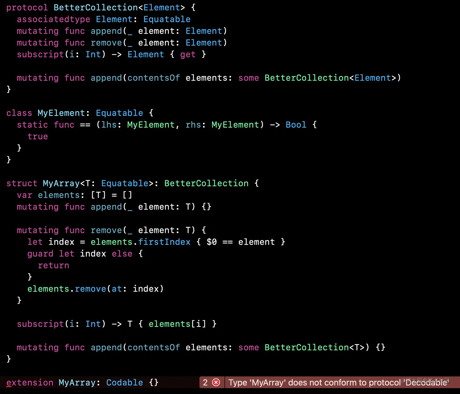 Swift 最佳实践之 ProtocolSwift 作为现代、高效、安全的编程语言，其背后有很多高级特性为之支撑。 『 - 掘金