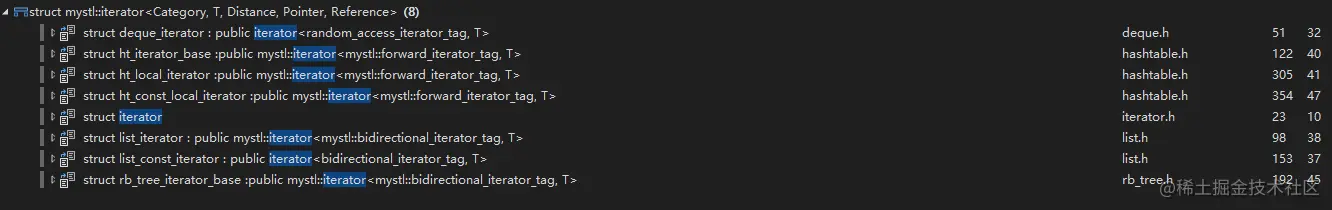 MyTinySTL学习之迭代器：iterator.h（一）MyTinySTL学习之迭代器：iterator.h（一） 一 - 掘金