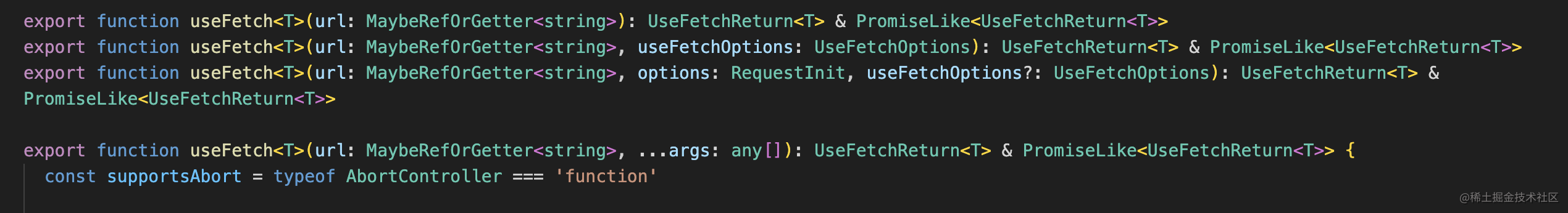 【源码阅读】比官网更全的useFetch使用方式（超详细） - 掘金