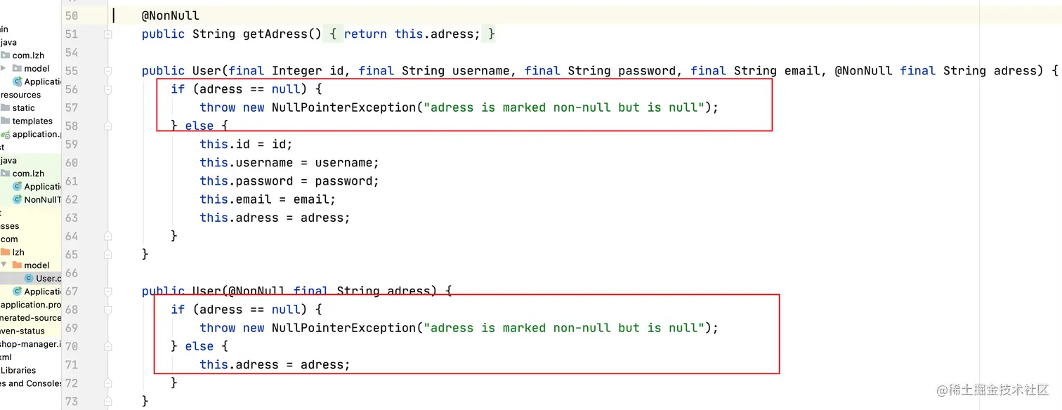 02.Lombok- 有参构造和无参构造@NoNull注解02.Lombok- @NonNull 注解 看一个案例 这是 - 掘金