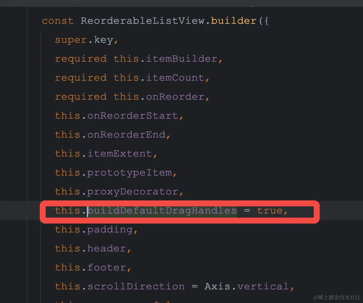 【Flutter】官方拖动排序组件(ReorderableListView)，如何自定义拖动问题今天看到一个帖子。这个哥 - 掘金