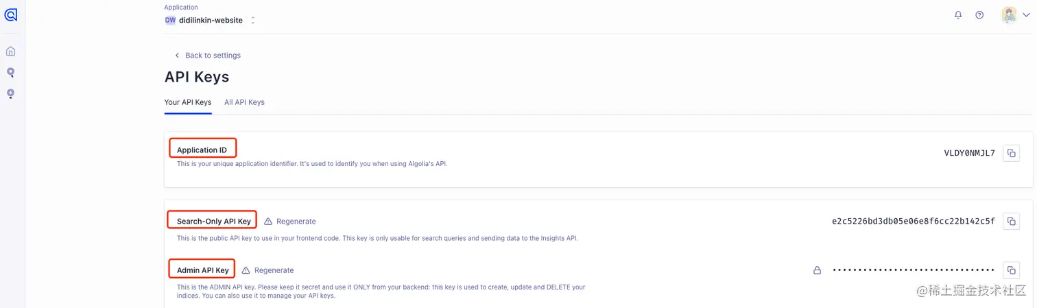 在 Docusaurus v2 中使用 Algolia DocSearch搜索功能Algolia 是一个搜索、推荐服务平 - 掘金