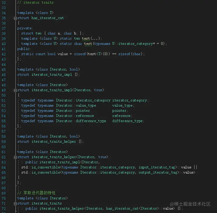 MyTinySTL学习之迭代器：iterator.h（一）MyTinySTL学习之迭代器：iterator.h（一） 一 - 掘金