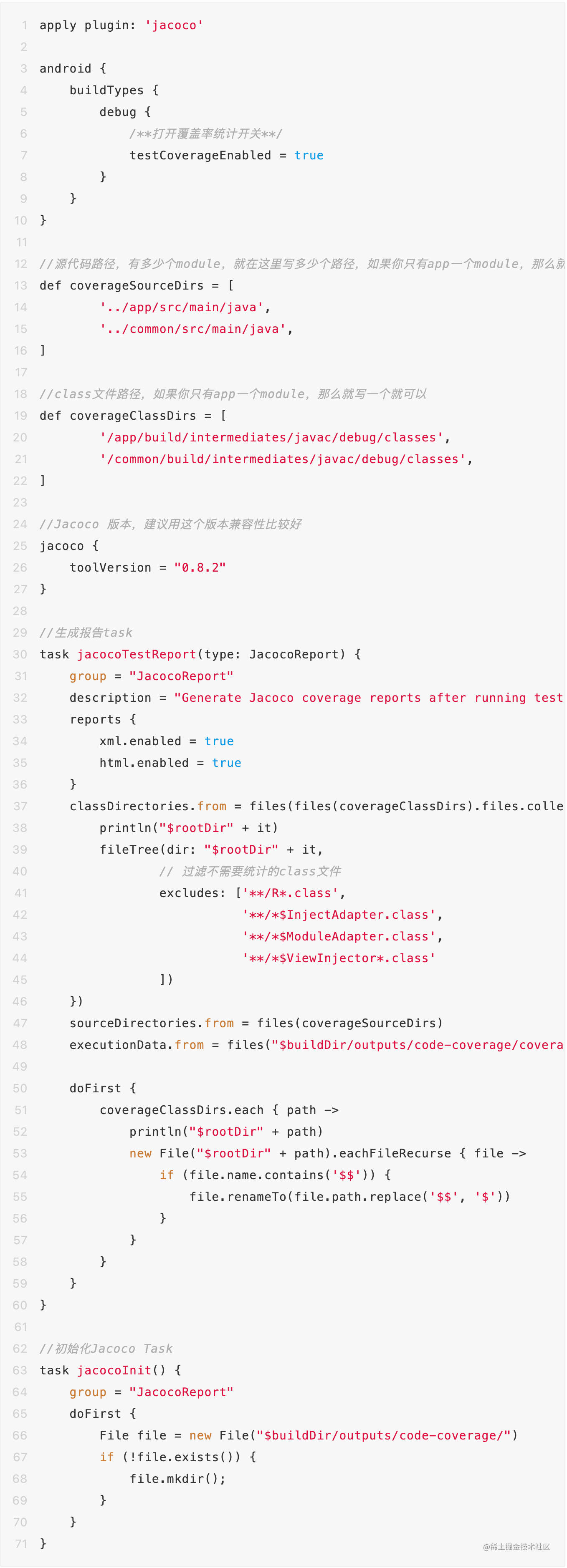 Simple two steps to achieve Jacoco+Android code coverage access ...