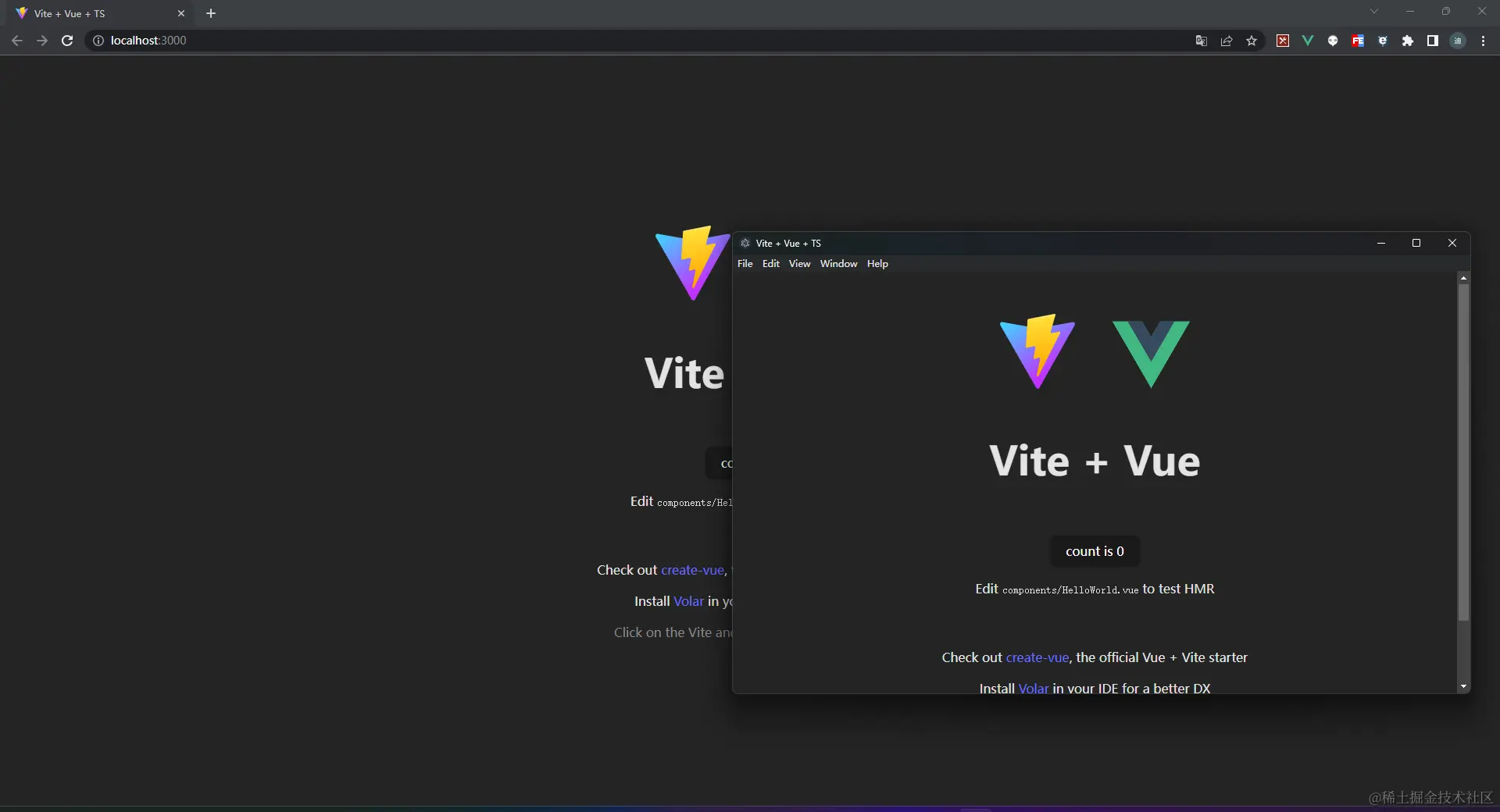 Vite Vue3 Ts Electron桌面应用web端桌面端开发及生产打包配置！上一章搭建已经搭建好的工程目前只能启 掘金