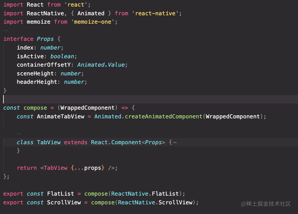 React-Native 嵌套TabView（头部跟随、TabBar吸顶） - 掘金