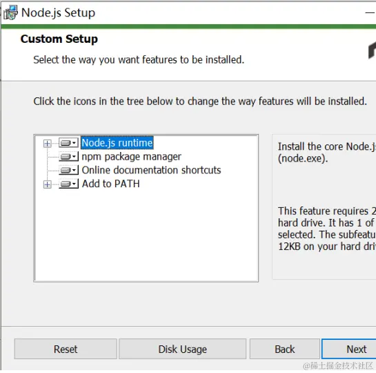 全网最详细的nodejs卸载和安装教程一、卸载 1、Win菜单中找到Node.js的卸载程序，运行卸载程序。 2、点击是 - 掘金