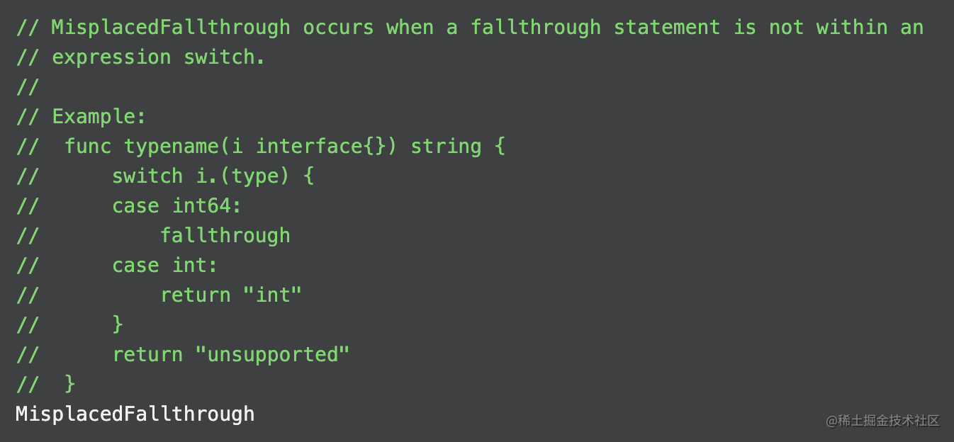 Go语言中一个fallthrough的使用问题 - 掘金