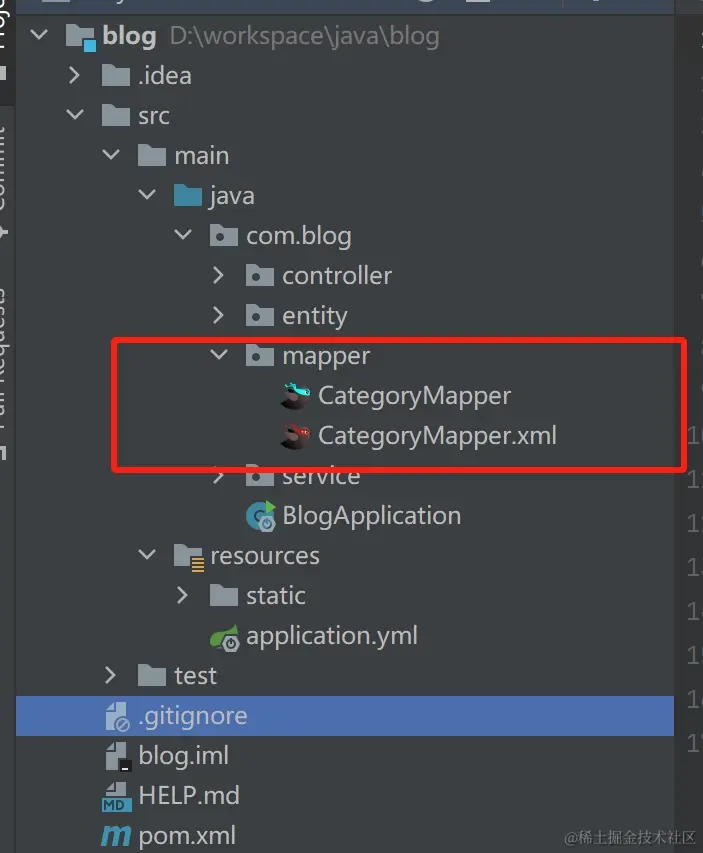 SpringBoot项目整合Mybatis时XXXMapper.xml文件存放位置区别创建mapper接口： 我们一般在 - 掘金