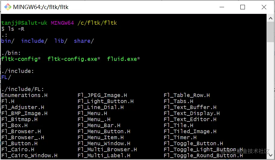 FLTK安装FLTK安装 FLTK是C++的一款出色的GUI库。但是C++一直是非常烦人，装一个库都要自己编译，而且还容 - 掘金