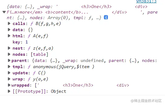 jQuery-tmpljQuery-tmpl用于模板渲染用法如下： 将匹配的第一个元素作为模板，render指定的数据, - 掘金
