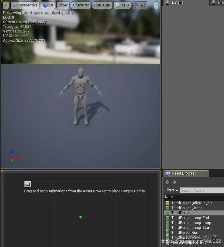 【转载】UE4学习笔记：混合空间(Blend Space)的使用原文链接 什么是 Blend Space 混合空间能在两 - 掘金