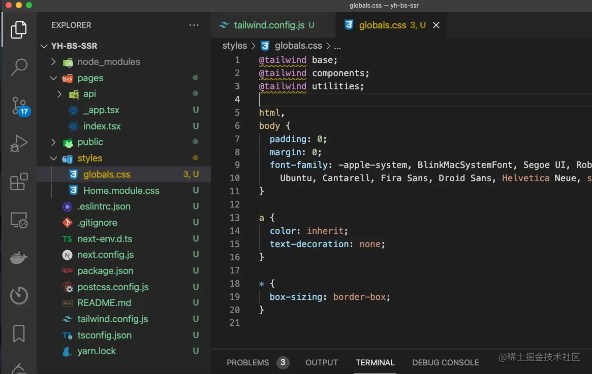 Next.js+TailwindCss+AntdMobile入门实践 - 掘金