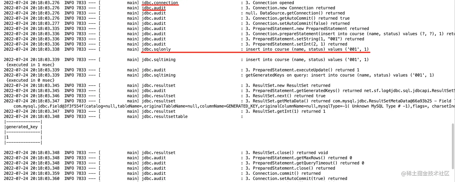 【Java日志】Log4jdbc-log4j2介绍，以及集成Spring Boot本文主要是介绍了log4jdbc的发展 - 掘金